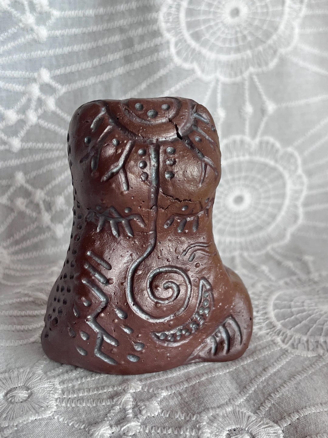 Volcano Fire Goddess Sculpture With Tattooes - Etsy