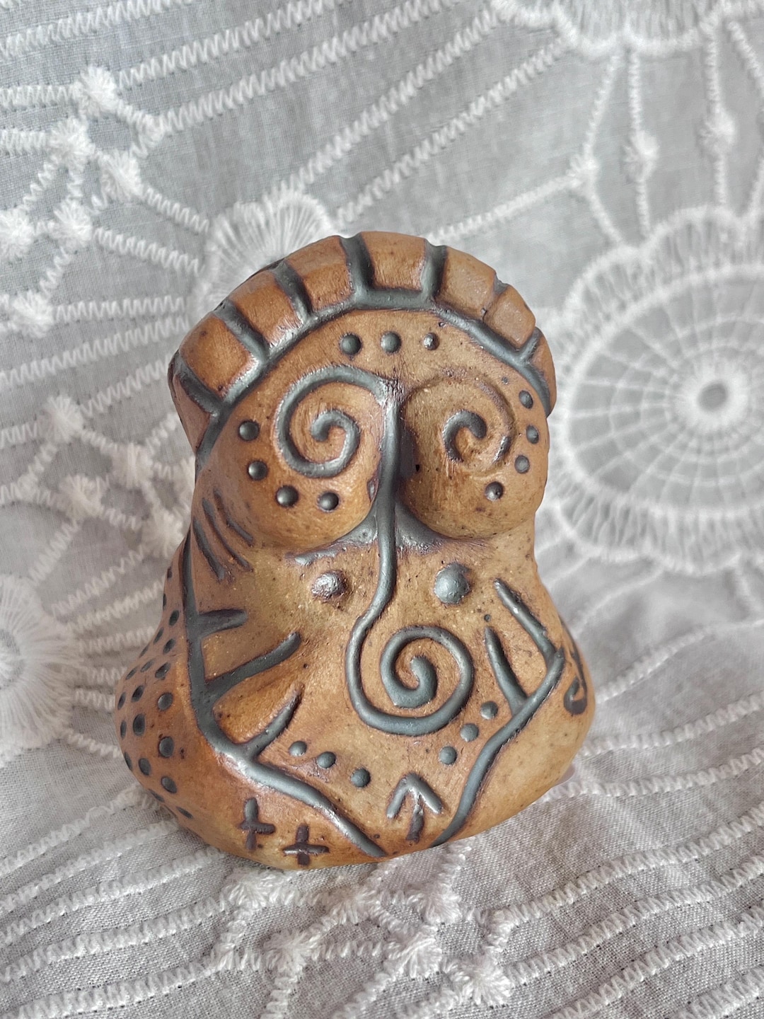 Pagan Goddess Figure With Carvings One of a Kind - Etsy