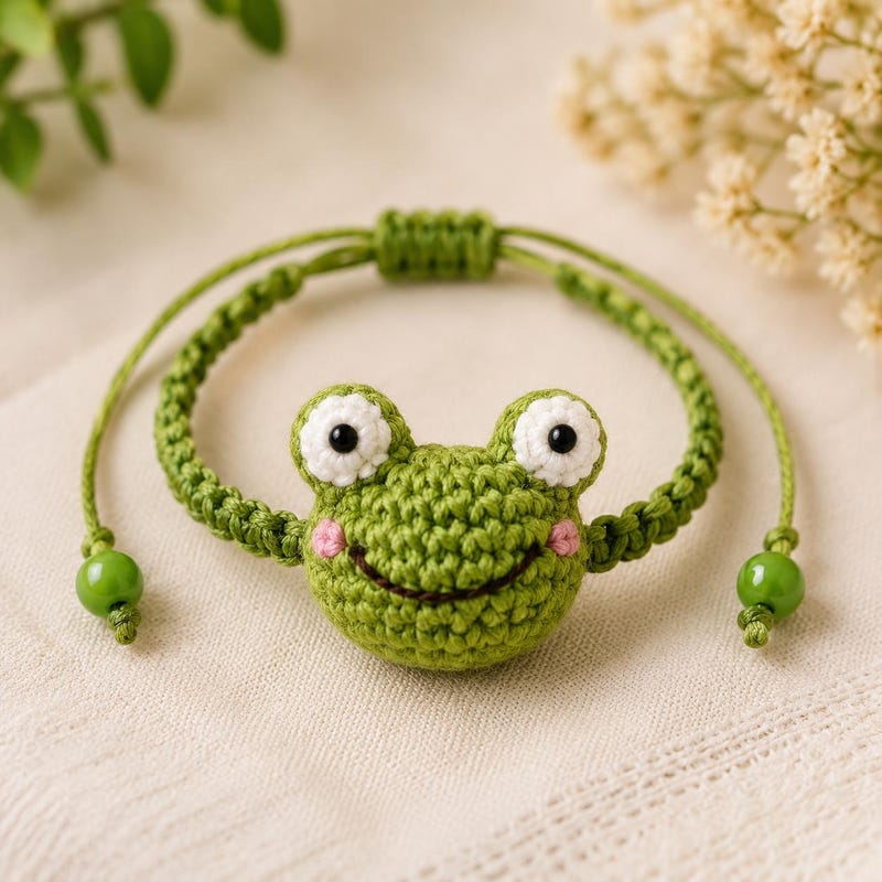 Frog Adjustable Bracelet - Etsy
