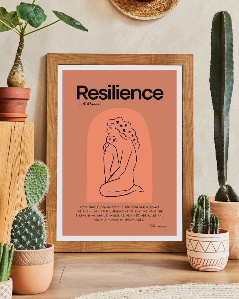 Resilience, Resilience Poster, Resilience, Resilience Wall Art, Home ...