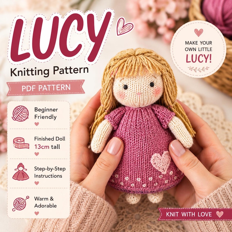 Knitted Plushies Patterns - Etsy