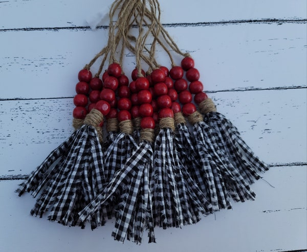 Red Buffalo Plaid Farmhouse Christmas Wall Art Set Christmas - Etsy Canada