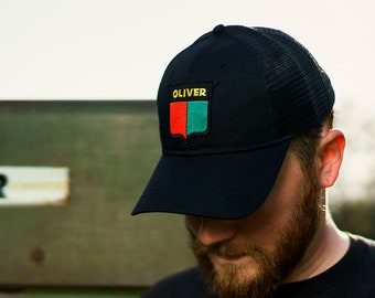 Oliver Tractor Logo Hat Green Keystone Logo | Etsy