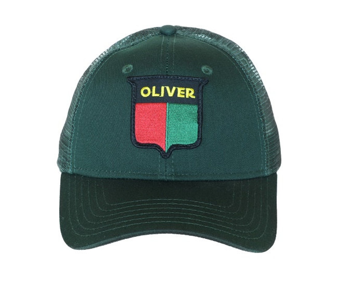 Oliver Tractor Logo Hat Green Mesh Vintage Split-shield Logo | Etsy