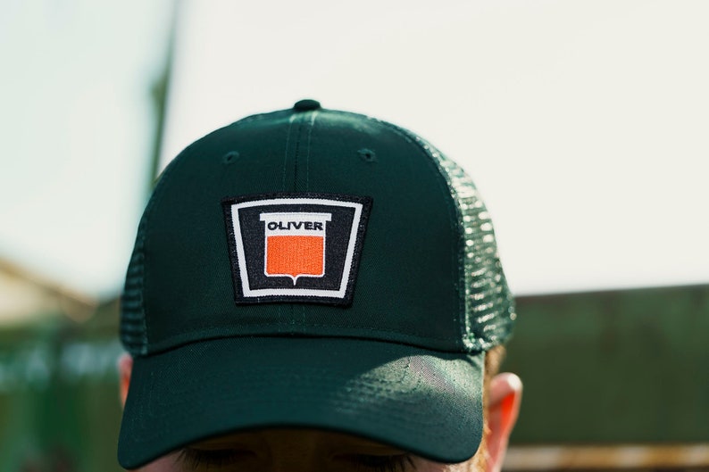 Oliver Tractor Keystone Logo Hat, Green Mesh - Etsy