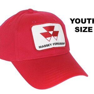 Massey Ferguson Tractor Logo Hat, YOUTH SIZE - Etsy