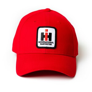 International Harvester IH Logo Hat, Solid Red - Etsy