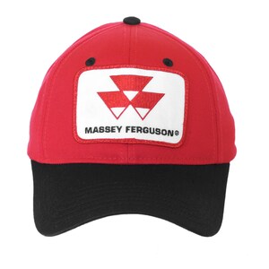 Massey Ferguson Tractor Logo Hat, Red/black - Etsy