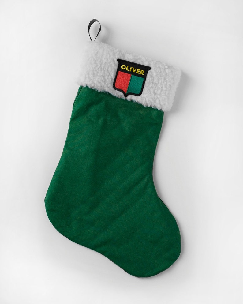Oliver Christmas Stocking Vintage Split-shield Logo | Etsy