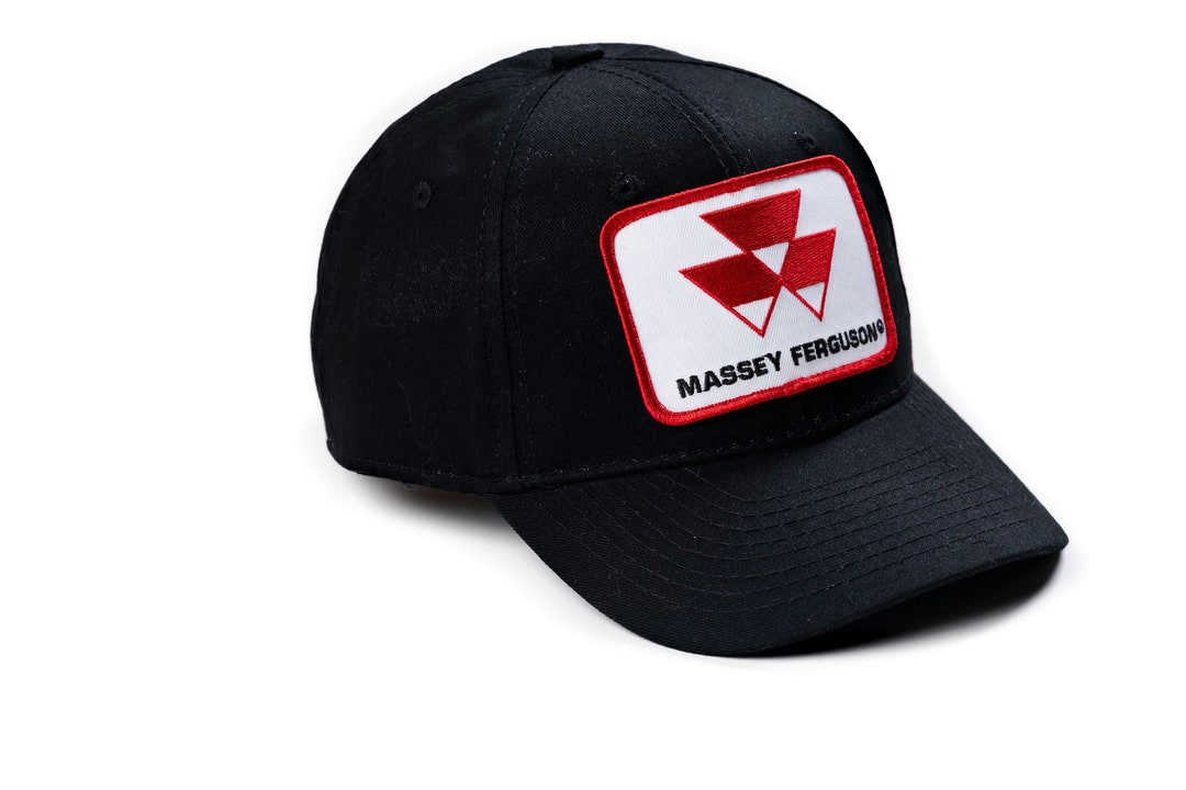 Massey Ferguson Tractor Logo Hat, YOUTH SIZE, Solid Black - Etsy