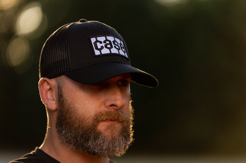 Case Tire Tread Logo Hat Black Mesh - Etsy