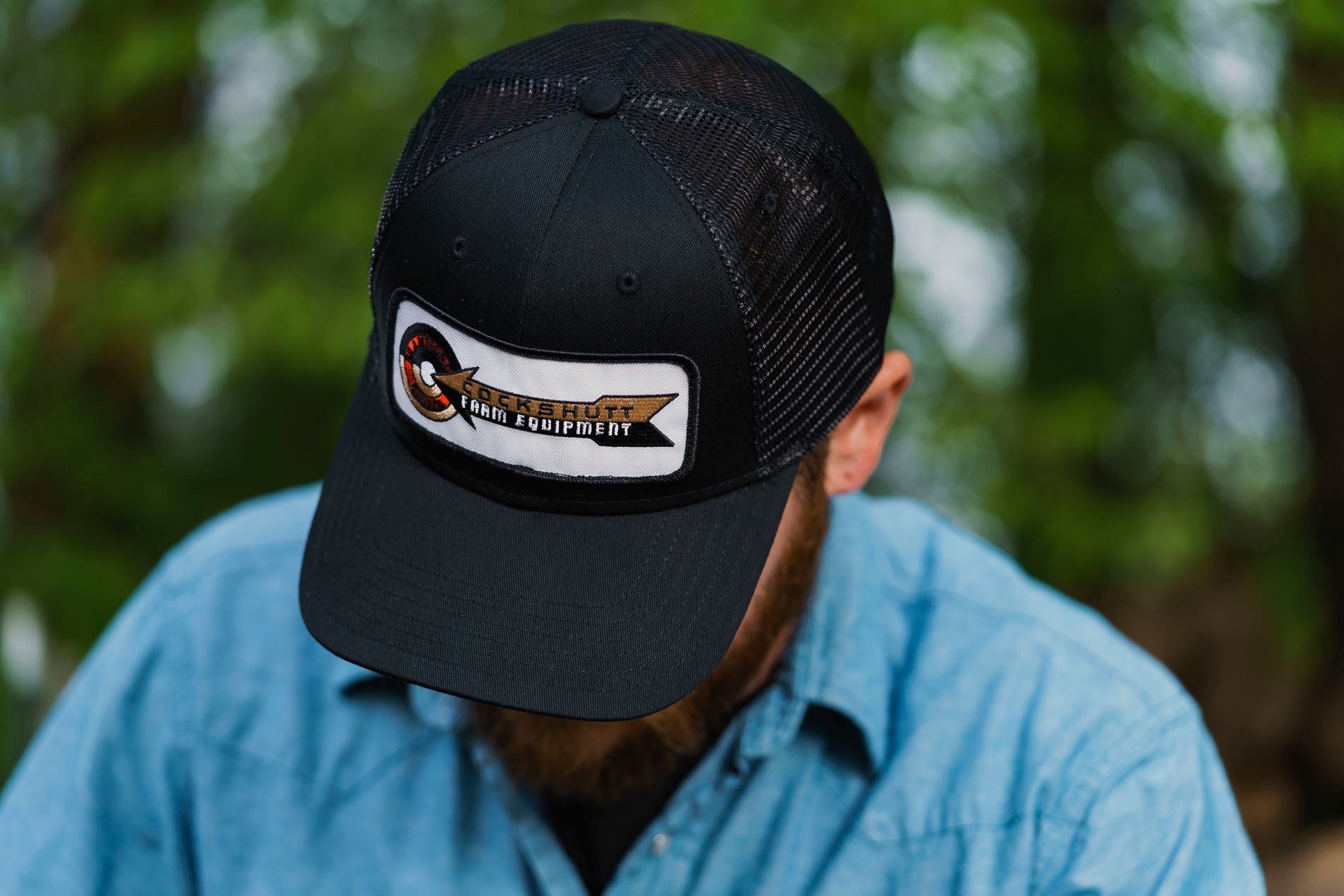 Cockshutt Tractor Hat black with mesh back | Etsy