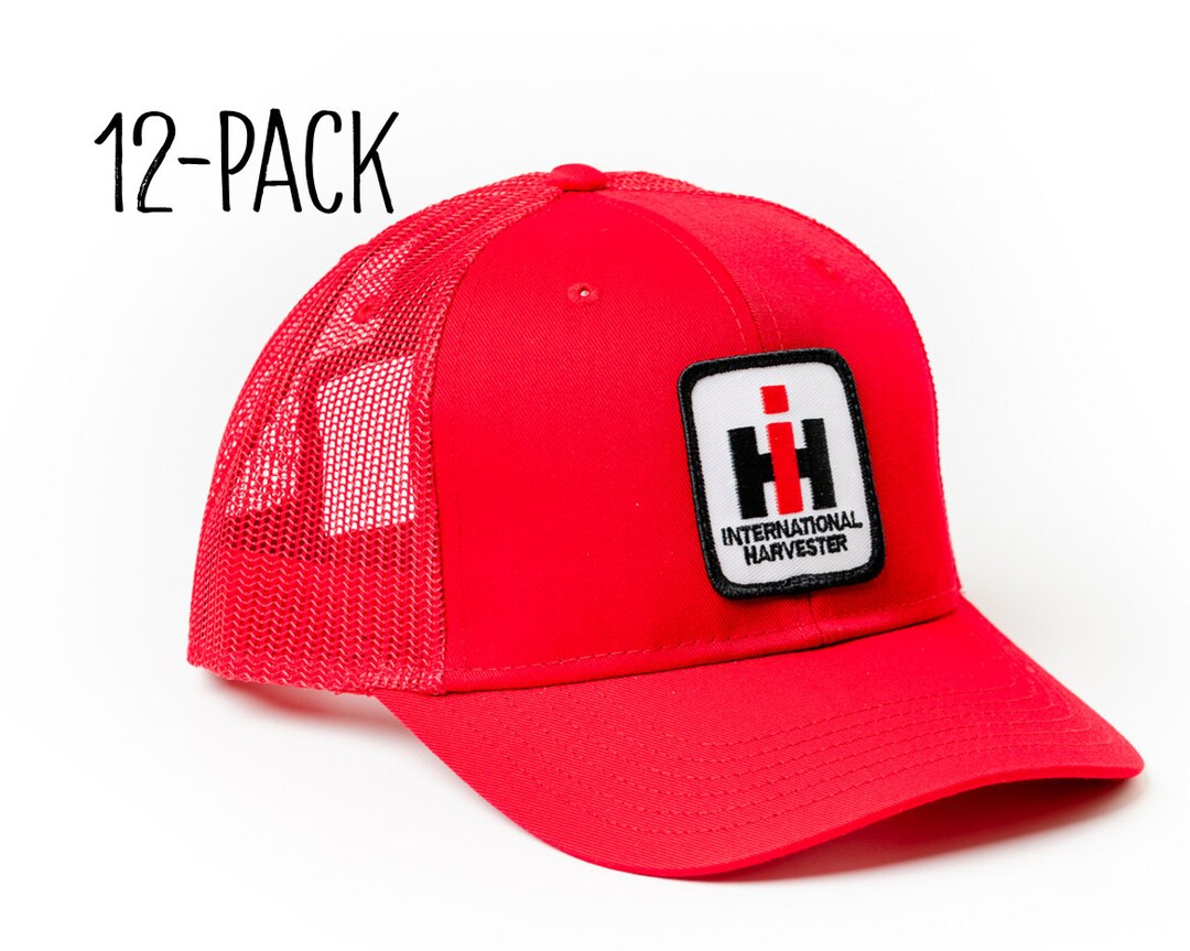 BULK PRICING International Harvester IH Logo Hats, Red Mesh, 12-pack - Etsy
