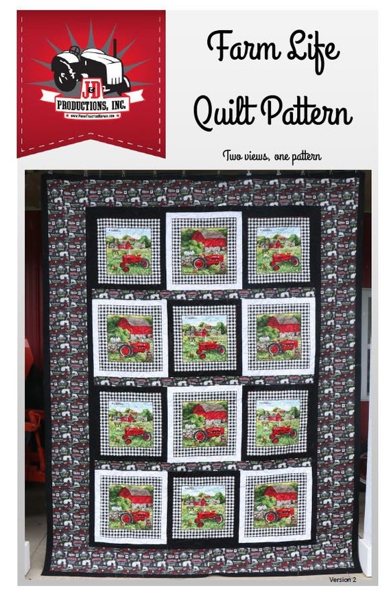 Quilt Pattern Download: Farm Life Quilt Pattern Perfect for | Etsy
