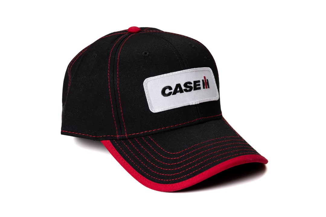 Caseih Logo Hat, Black With Red Accents - Etsy