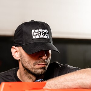 Case Tire Tread Logo Hat, Solid Black - Etsy