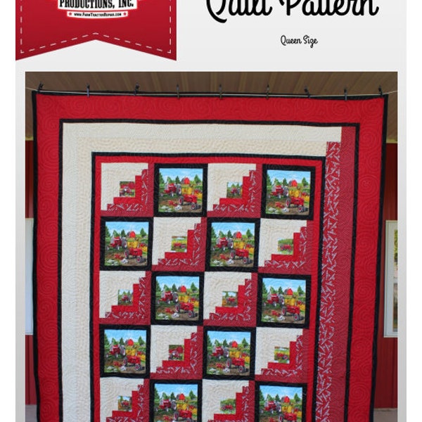 Tractor Quilt Pattern - Etsy