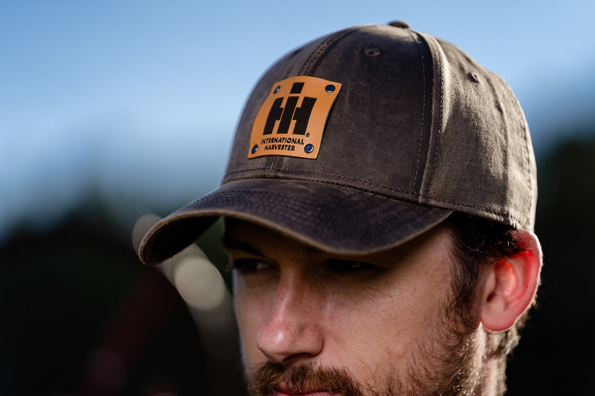 IH International Harvester Logo Hat Leather Emblem Oil | Etsy