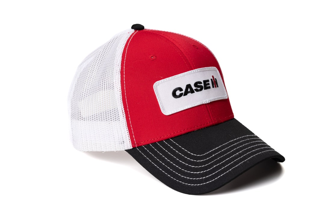 Caseih Logo Hat, Red With White Mesh Back and Black Brim - Etsy