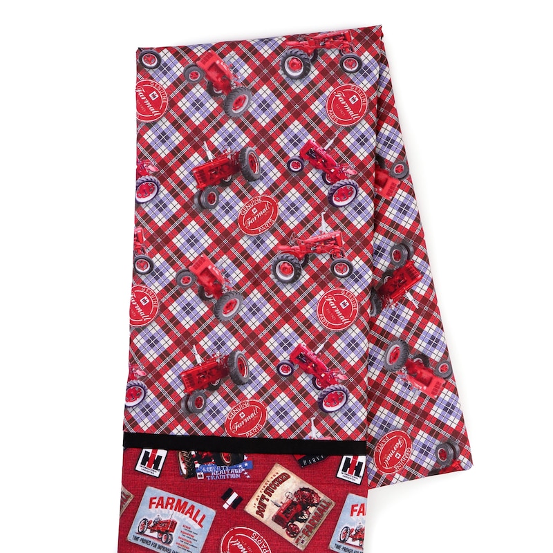 Blue Red Plaid Pillowcase - Etsy