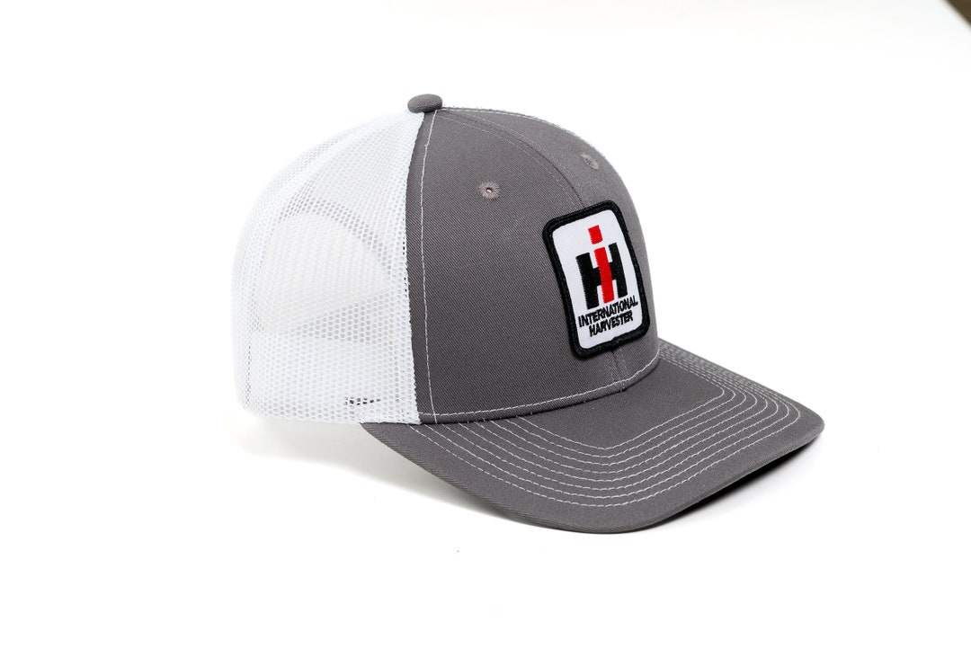 Kids Size International Harvester IH Logo Hat, Gray With White Mesh ...