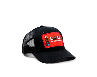Case Farm Machinery Eagle Logo Hat Gray and Black Mesh | Etsy