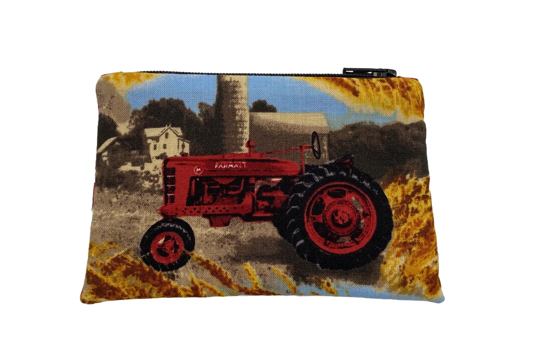 IH Farmall H Tractor Zipper Pouch, Tractor in Crops Scene - Etsy