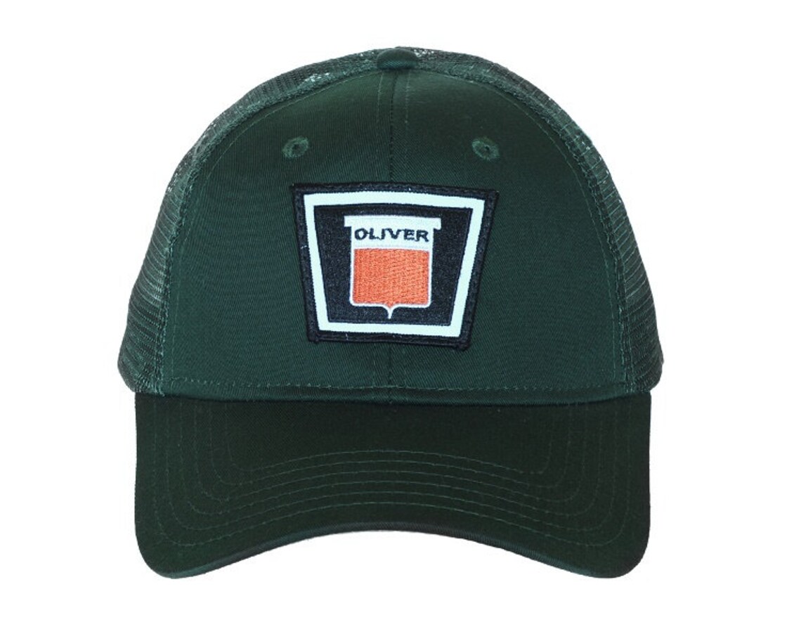 Oliver Tractor Keystone Logo Hat Green Mesh - Etsy