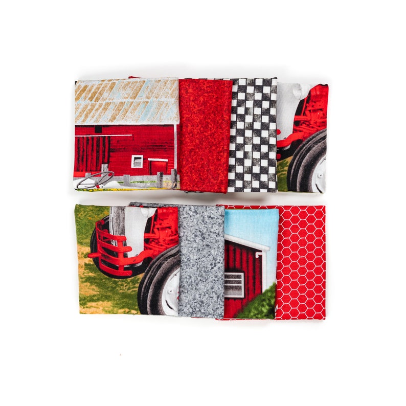 Ford Tractor Fabric Fat Quarter and Panel Bundle - Etsy