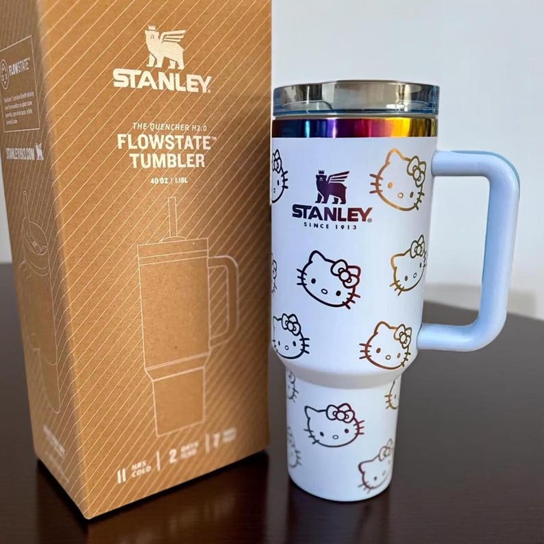 Personalized Hello Kitty 40oz Insulated Tumbler, Custom Name Stainless ...