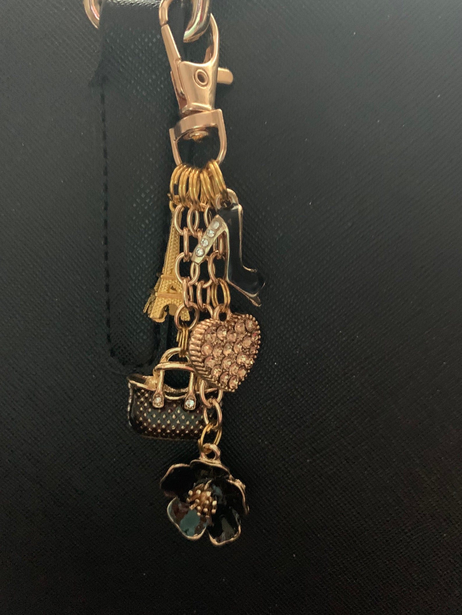 Fashion Purse Charm With Black Accessory Charms - Etsy