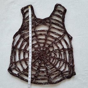 Burning Man Vest Mens Goth Halloween Clothing Unisex Spiderweb Tank Top ...
