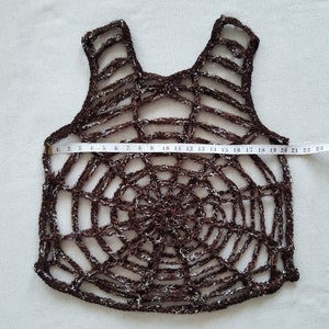 Burning Man Vest Mens Goth Halloween Clothing Unisex Spiderweb Tank Top ...