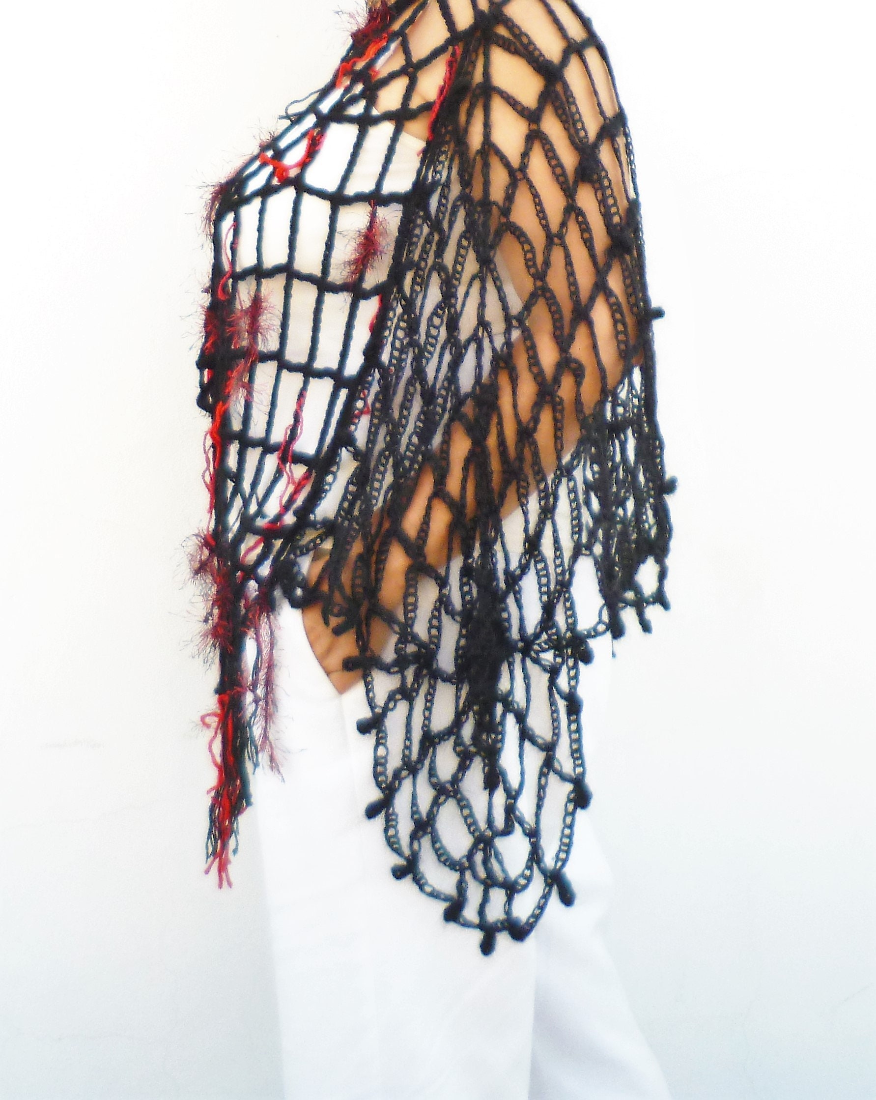 Lydia Deetz Look Poncho Cosplay Halloween Costume Women Size M | Etsy