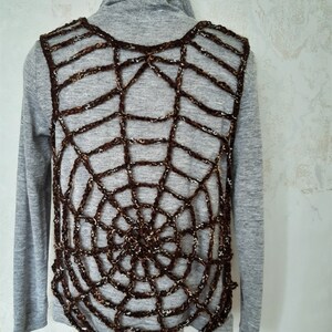 Burning Man Vest Mens Goth Halloween Clothing Unisex Spiderweb Tank Top ...