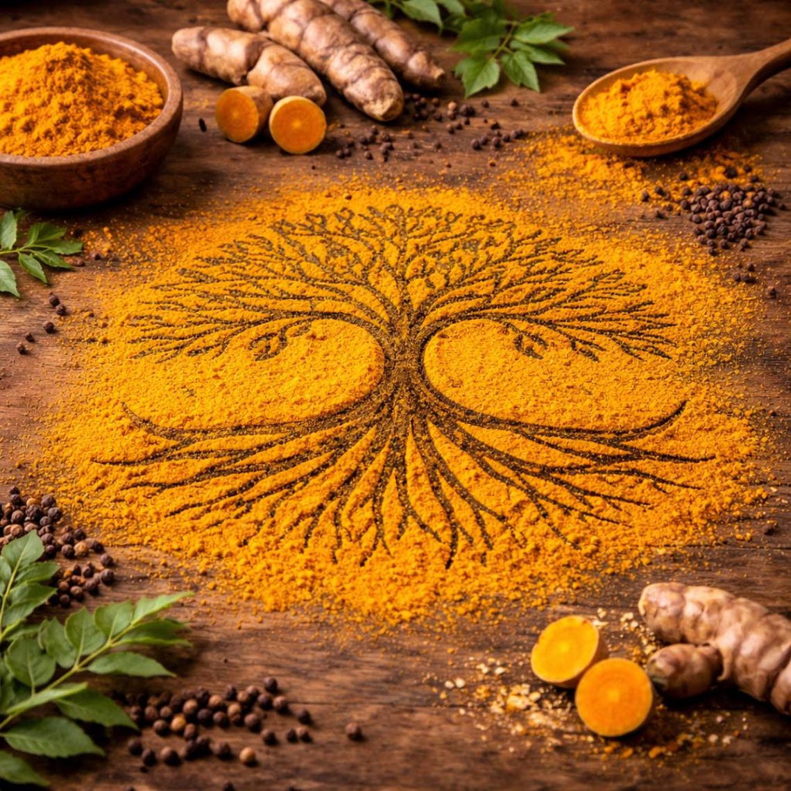 Organic Turmeric Powder | Natural Curcuma Longa | Turmeric Spice Herb ...