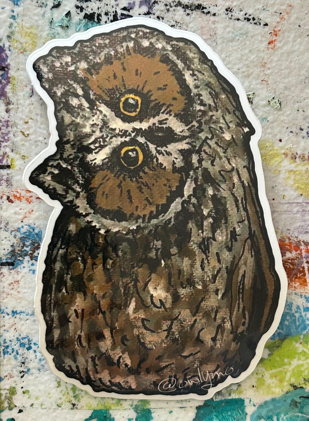 Say Hoo!?! Owl Vinyl Sticker - Etsy