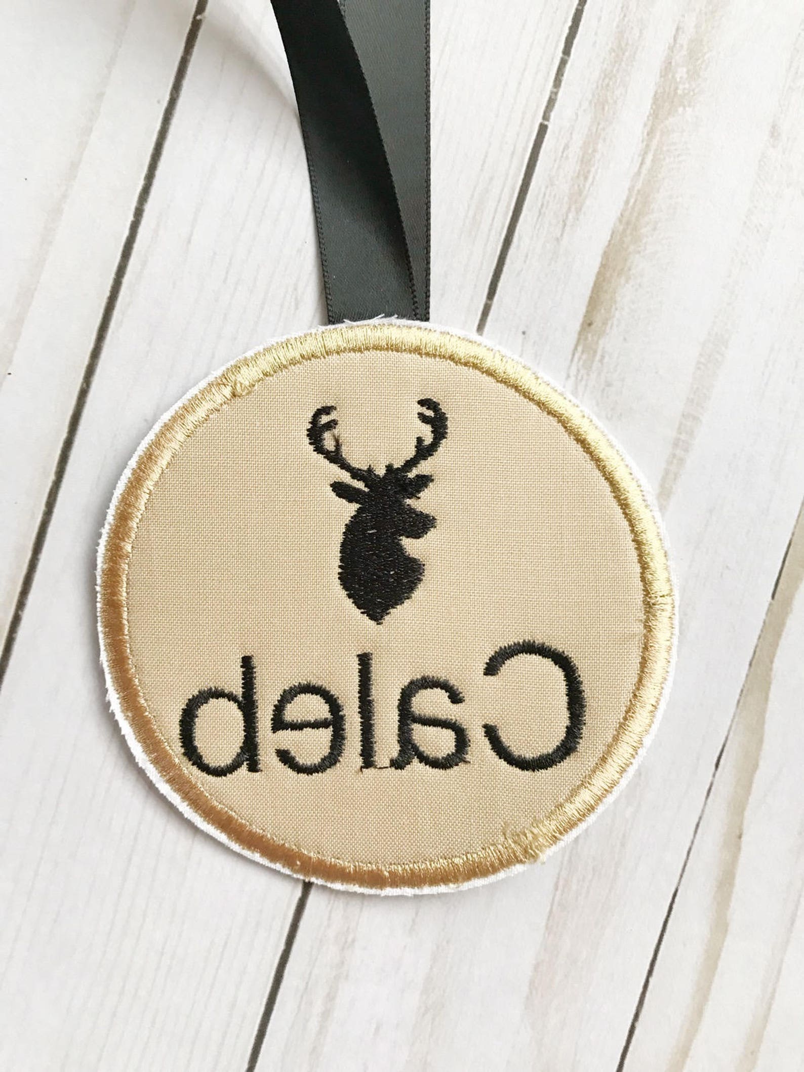 Stag Head Name Tag / Deer Name Tag / Personalized Deer Luggage - Etsy
