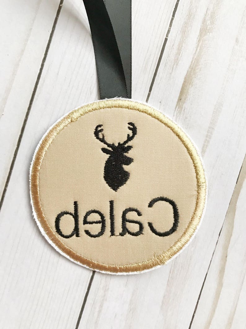 Stag Head Name Tag / Deer Name Tag / Personalized Deer Luggage Tag ...