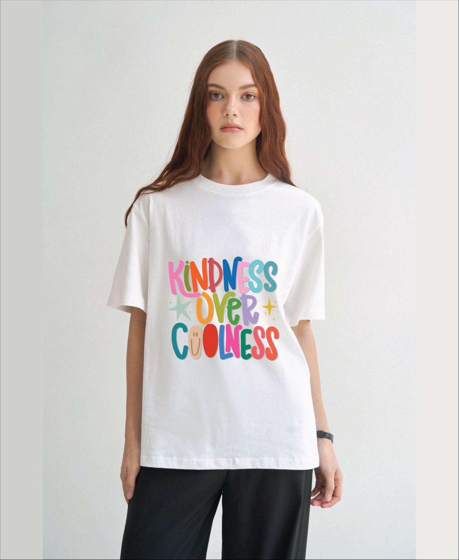 Kindness Over Coolness Retro Groovy SVG – Positive Quote PNG (digital ...