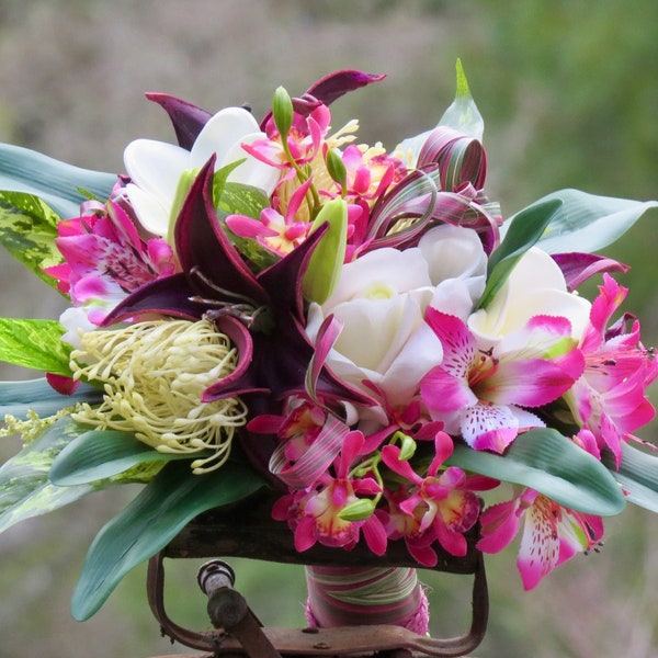 Fuchsia Bouquet - Etsy