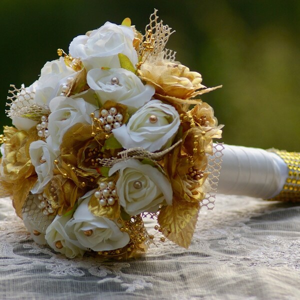 Gold Bouquet - Etsy