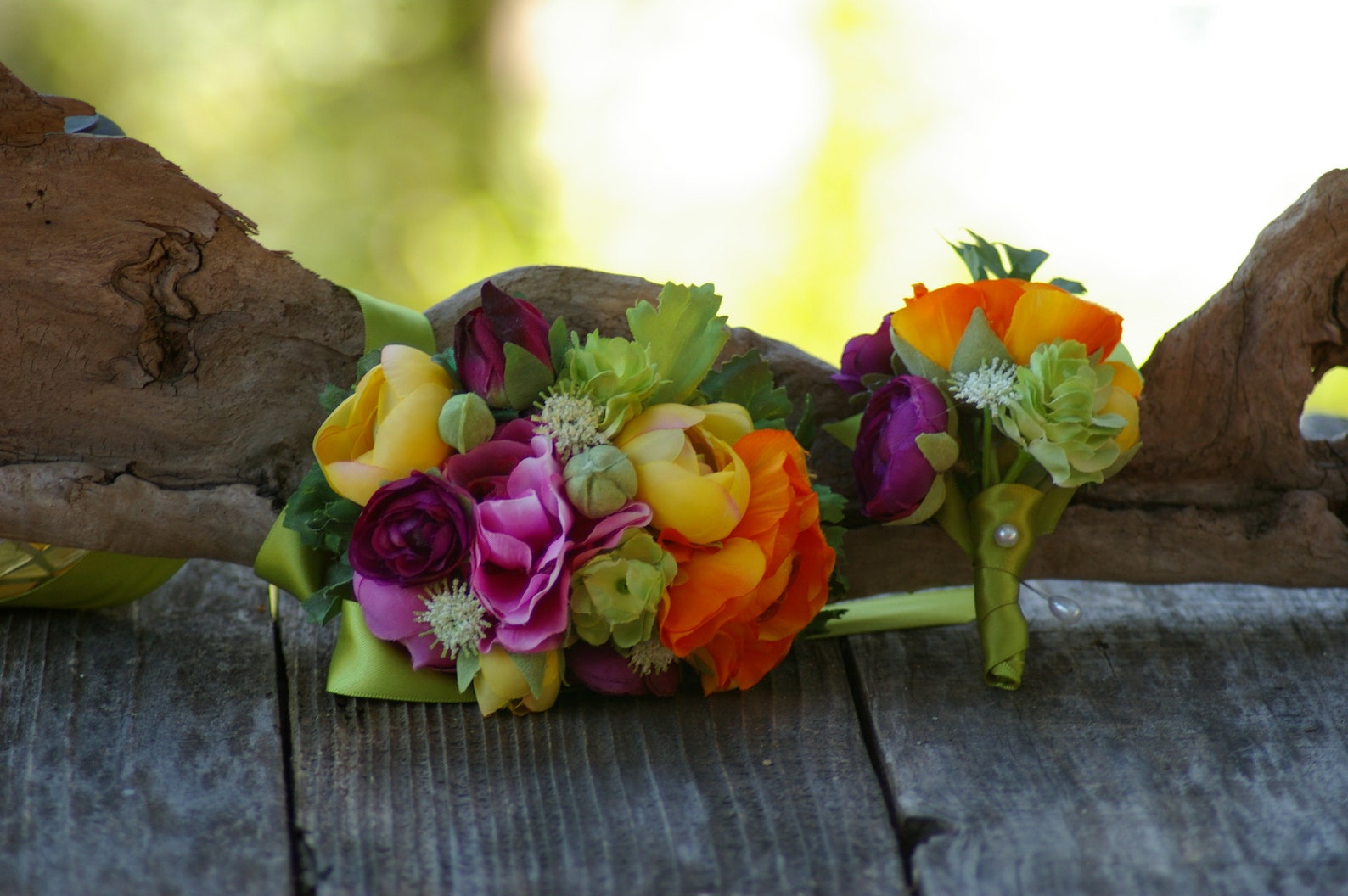 6 OR 9 Rainbow Colorful Electric Bridal Bouquet - Etsy