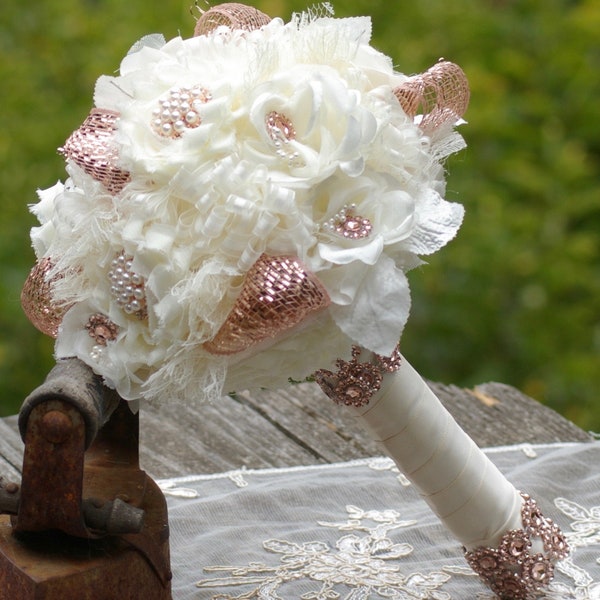 Rose Gold Bouquet - Etsy