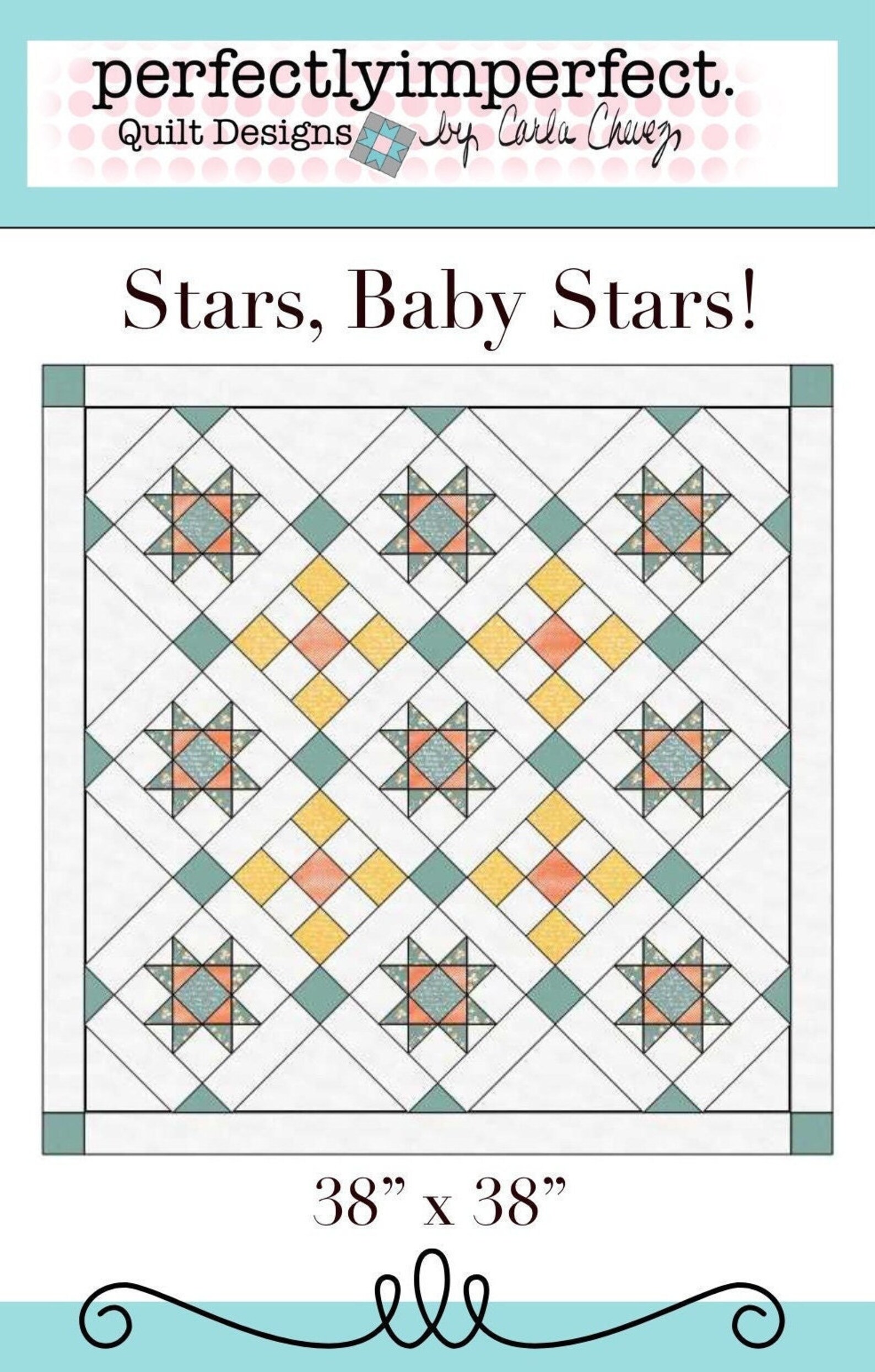 Star, Baby Star Quilt Pattern PDF Instant Download Baby/crib Size Easy ...