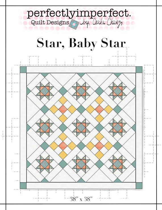 Star Baby Star Quilt Pattern PDF Instant Download Baby/crib | Etsy
