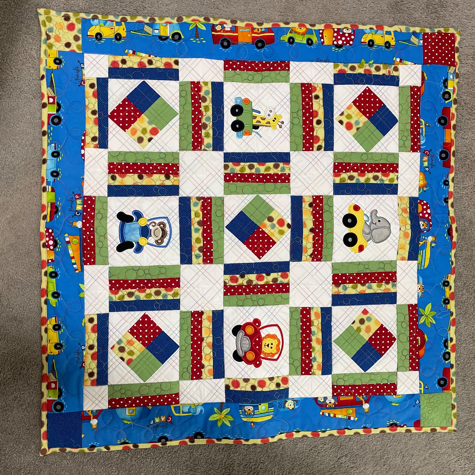 Machine Embroidery, Quilting Designs, Baby Blanket Quilt Pattern PDF ...