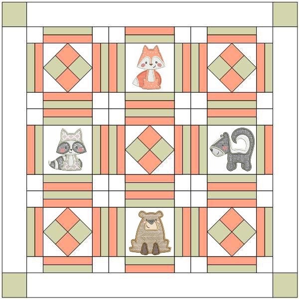 Machine Embroidery Quilting Designs Baby Blanket Quilt - Etsy