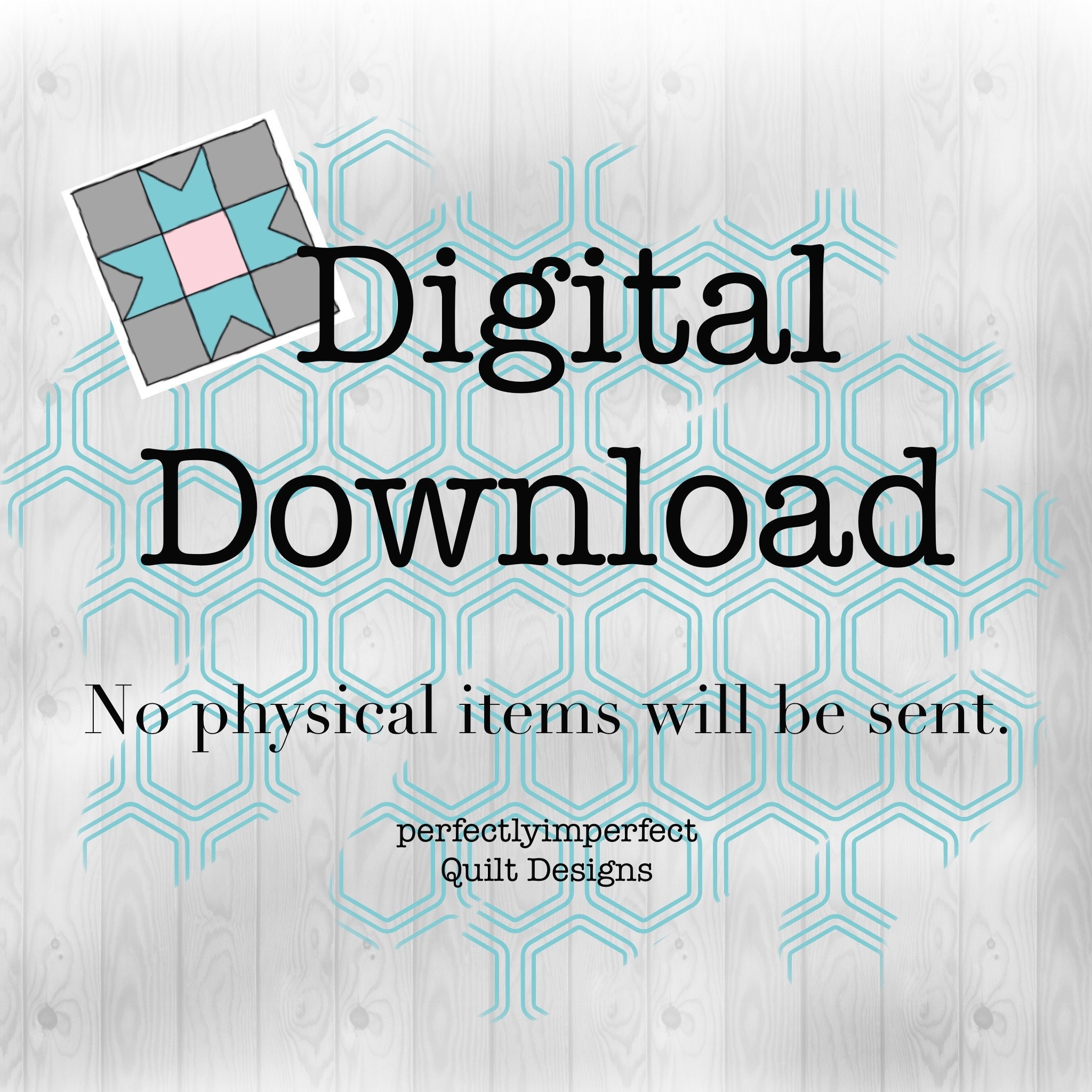 Gma's Patchwork Quilt Pattern PDF Instant Download Beginner Friendly ...