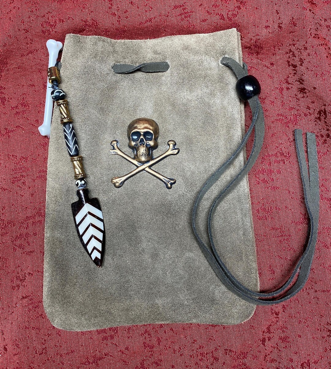 Pirate Pouch, Leather Pouch, Medieval Coin Pouch, Dnd Dice Bag, LARP ...